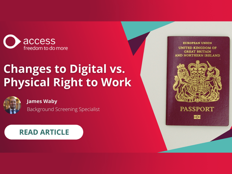 Changes in Physical Vs. Digital Right to Work Checks